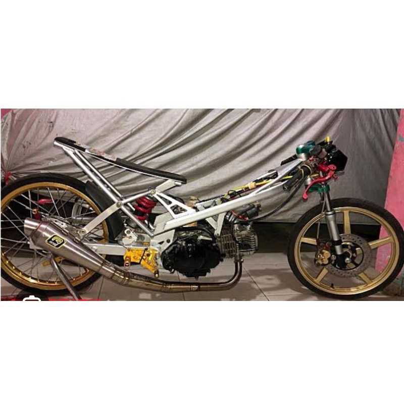 Jual KNALPOT RACING RCB DRAG BEBEK SLLEEP ENGINE JUPITER Z VEGA SUPRA ...