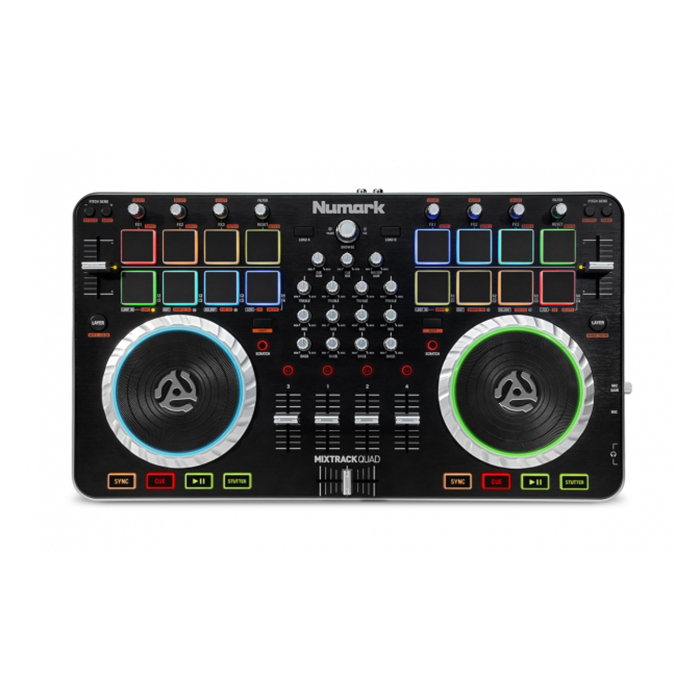 Jual Numark Mixtrack Quad 4-Channel DJ Controller With Audio I/O ...