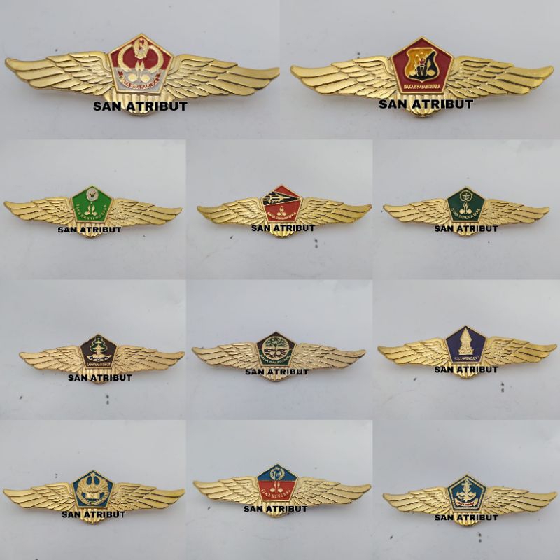 Jual WING/BREVET PRAMUKA SAKA BHAYANGKARA/WIRAKARTIKA/TARUNA BUMI ...