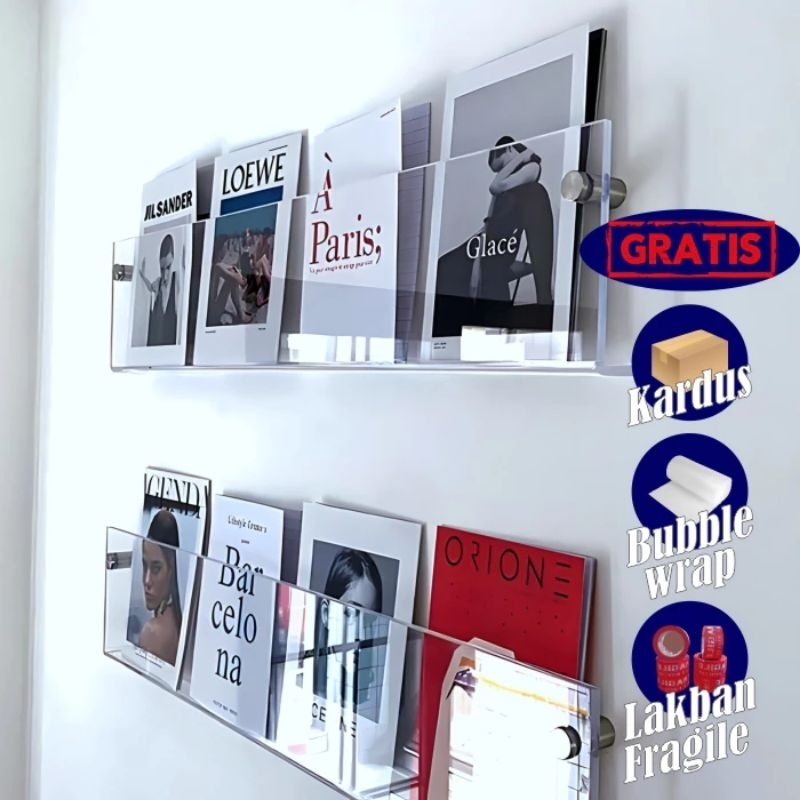 Jual Rak Buku Dinding Tempel Aesthetic | Shopee Indonesia