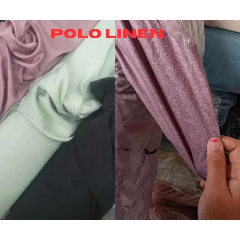 Jual kain polo linen PREMIUM harga per 1 meter | Shopee Indonesia