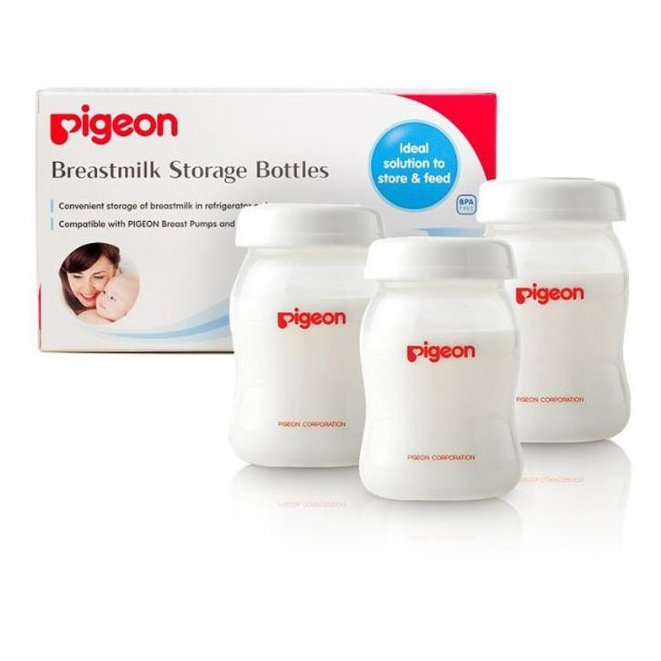 Jual BOTOL PIGEON WIDE NECK PENYIMPAN ASI BOTOL ASIP BREAST MILK STORAGE (1 PCS) | Shopee Indonesia