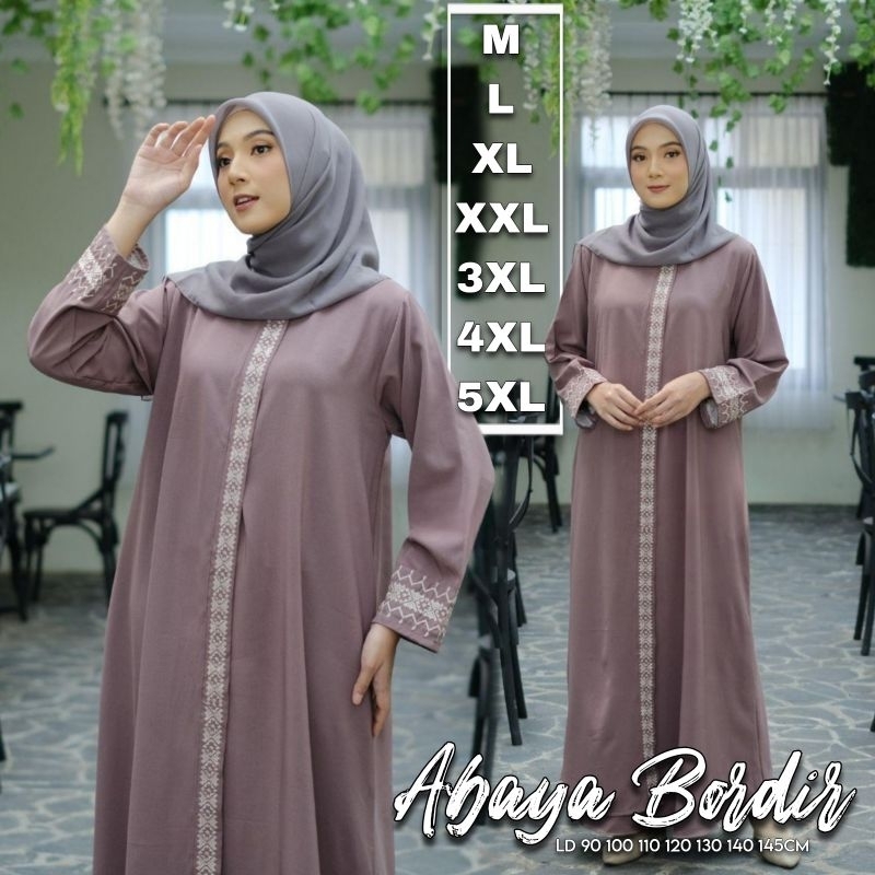 Jual COD Gamis Abaya Jumbo Terbaru 2024 Busui friendly Ld 90 100 110 120 130 140 Up To 145cm ...