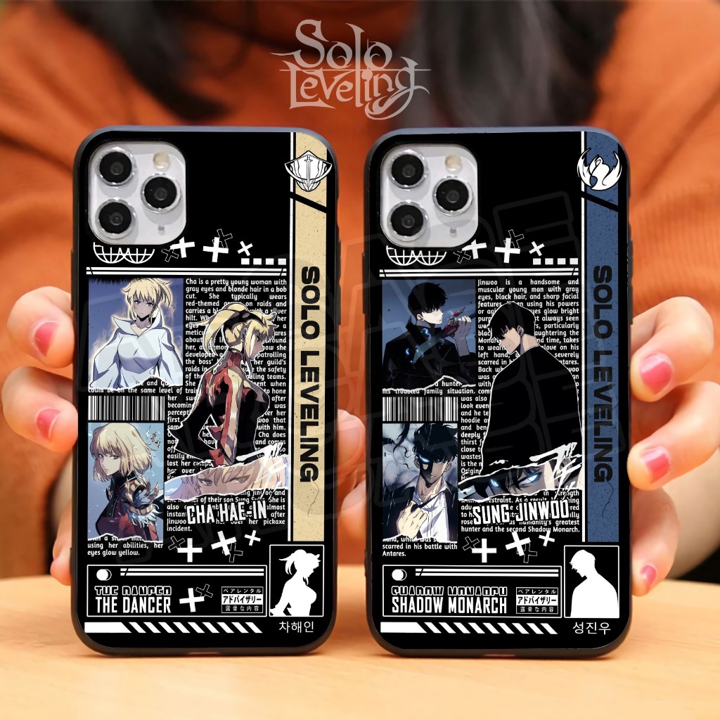 Jual Custom Softcase Hardcase Glasscase Casing Case Sung Jin woo Anime ...