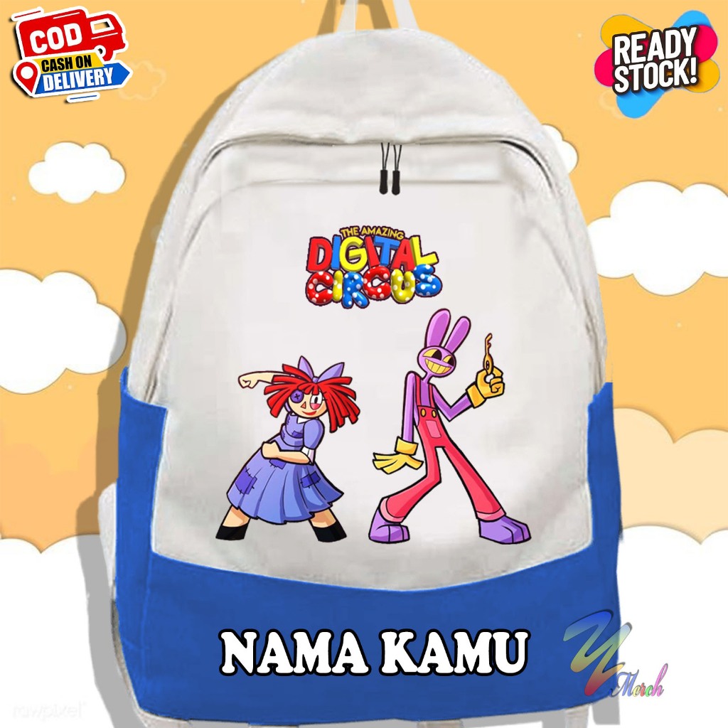 Jual Tas Ransel Anak Animasi The Amazing Digital Circus / Bacpack Anak ...