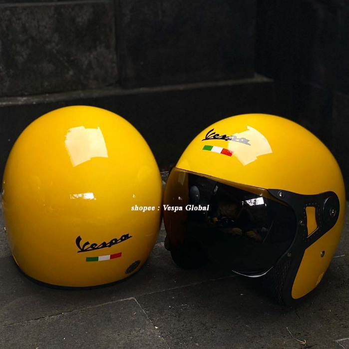 Jual Helm Vespa Kuning | Shopee Indonesia