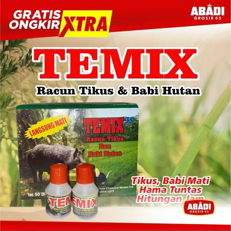 Jual TEMIX OBAT TIKUS BABI RACUN TIKUS BABI PEMBASMI TIKUS BABI ...