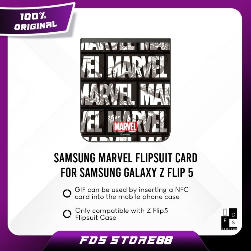 Jual Samsung Marvel Flipsuit Card for Galaxy Z Flip 5 5G Flipsuit Case ...