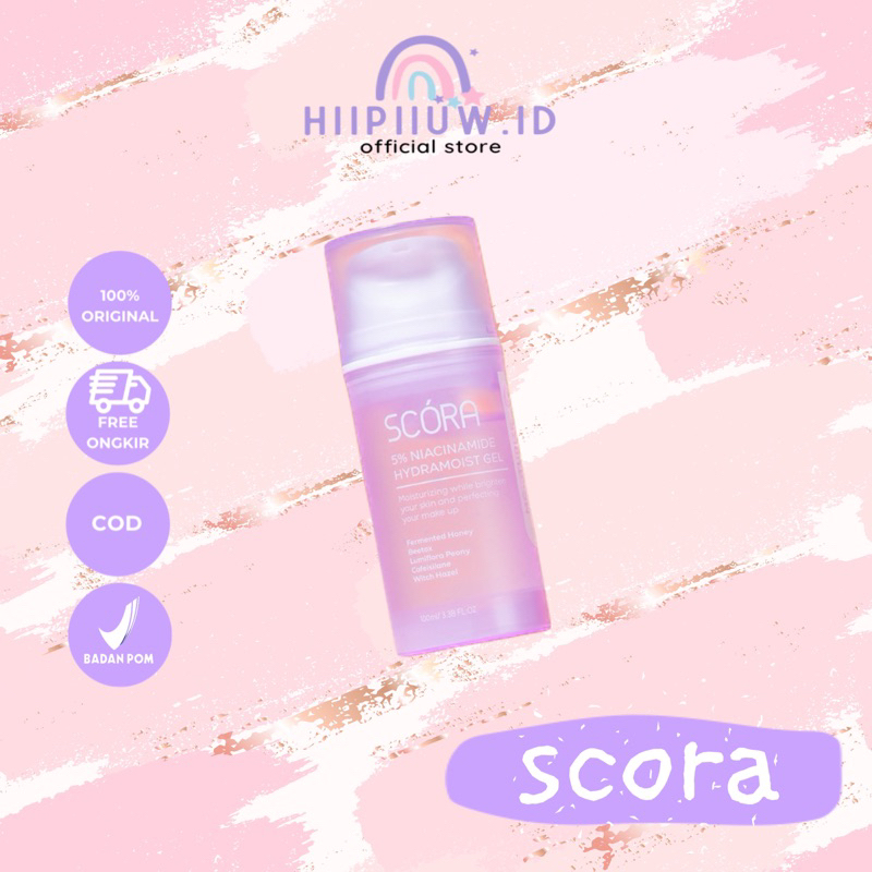 Jual SCORA 5% Niacinamide Hydramoist Gel 100ml Pelembab Wajah yang Mencerahkan Kulit Memperbaiki ...