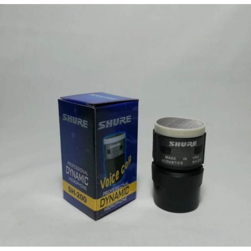 Jual Spul Spol Spool Mic Microphone SHURE SH 200 High Mid Low | Shopee ...