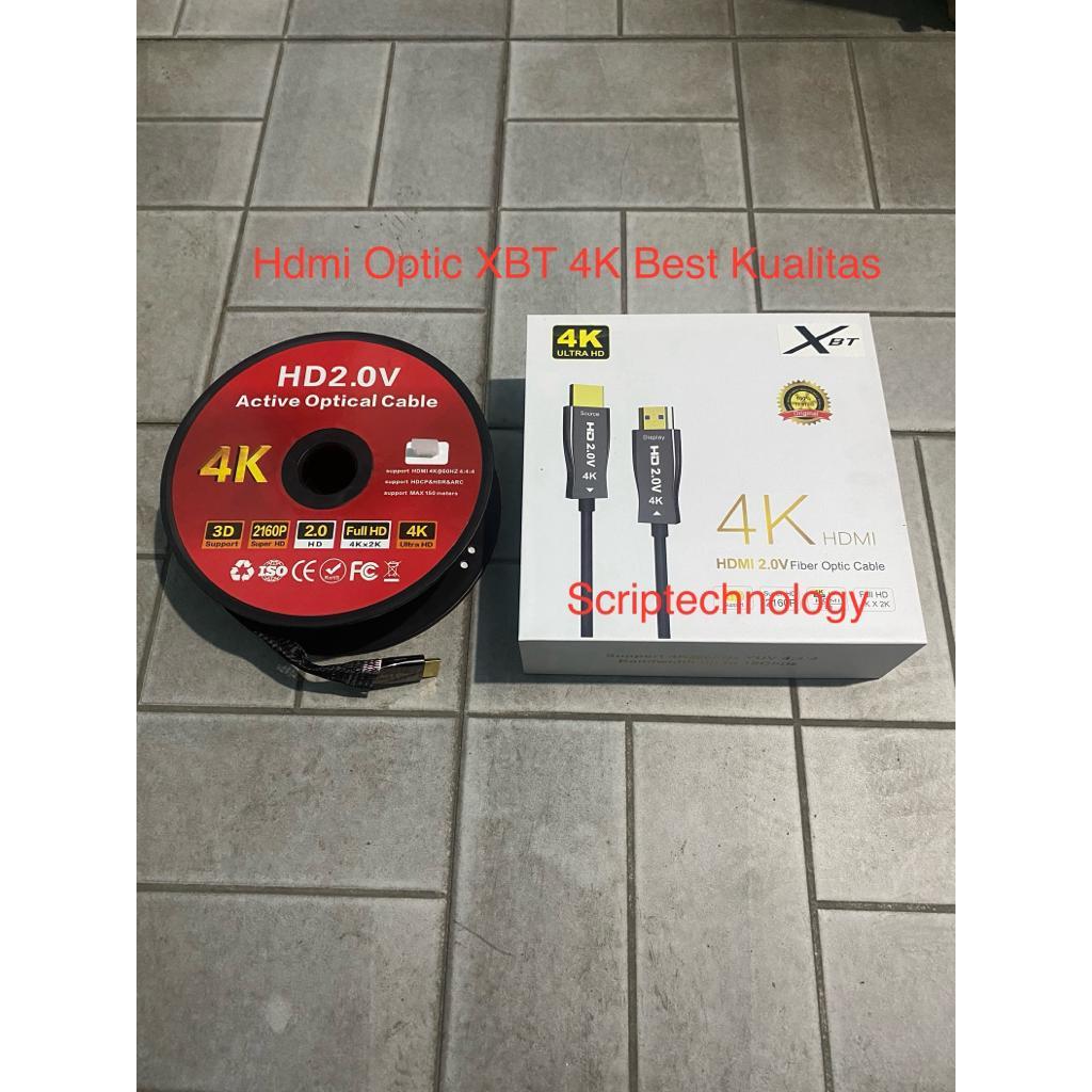 Jual Kabel HDMI Fiber Optic 10M Active V2.0 UHD 4K XBT Cable HDTV 10 ...