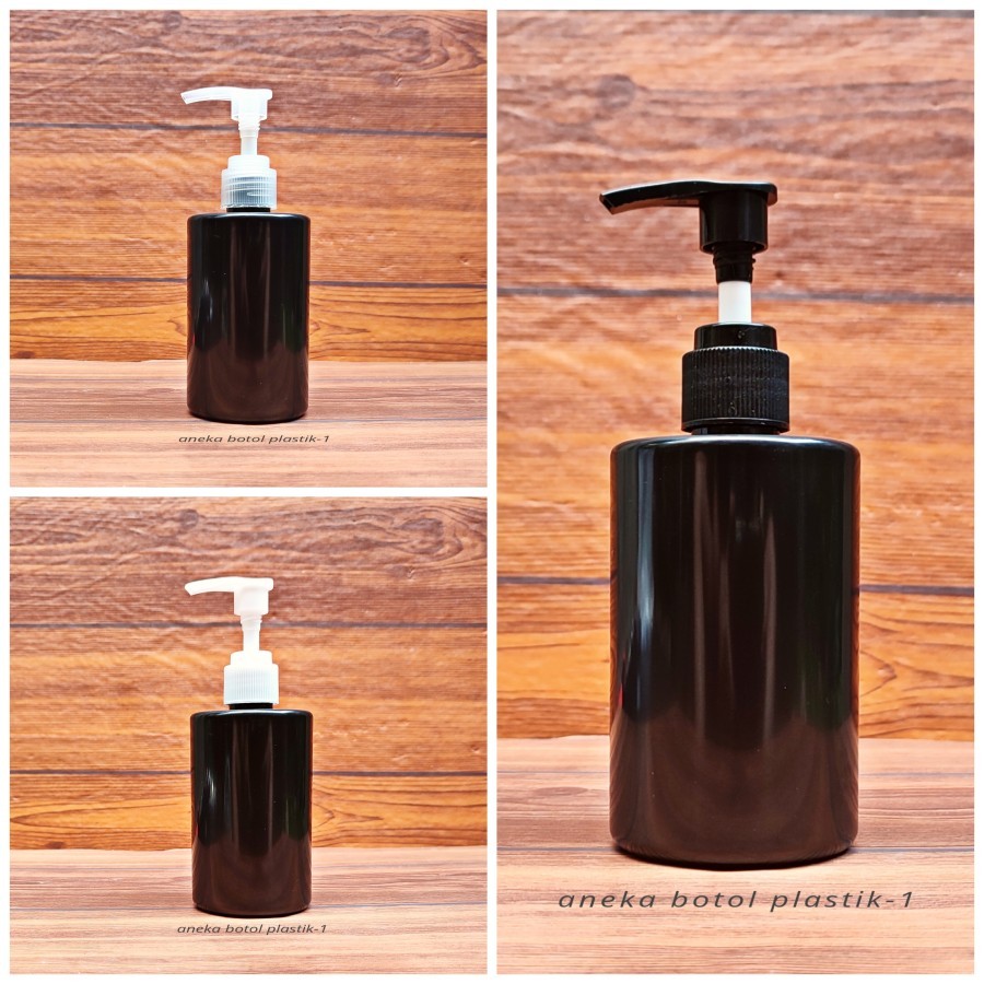 Jual Botol Pump 250ml Pet Hitam / Botol Plastik 250 Ml Model Rf Tutup ... Jual Botol Pump 250ml Pet Hitam / Botol Plastik 250 Ml Model Rf Tutup ...