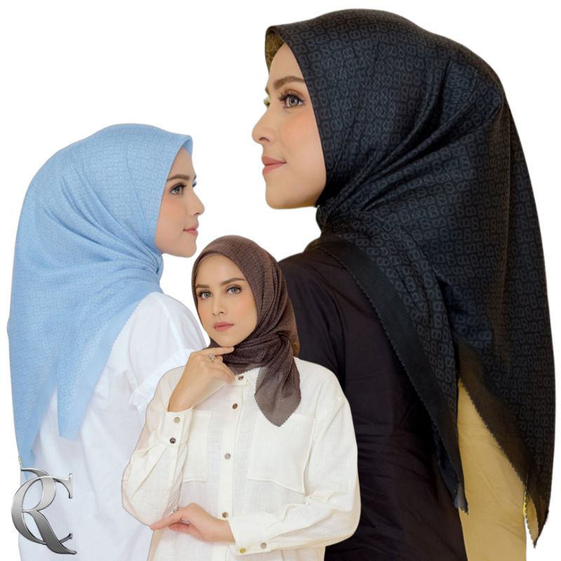 Jual Hijab Buttonscarves Motif Tapis Monogram Series BS Mirror Jilbab ...