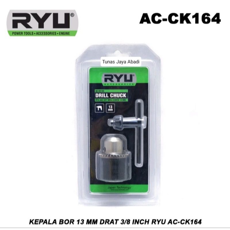 Jual Kepala Bor / RYU DRILL CHUCK 3/8" 13MM | Shopee Indonesia