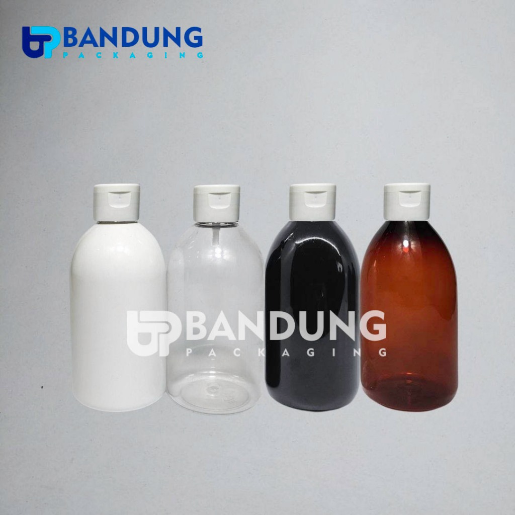 Jual Fliptop Plain Putih - Botol SC250ML Putih Clear Hitam Amber N24 ...