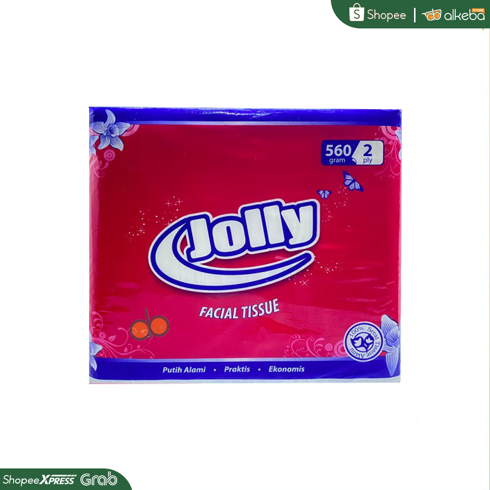 Jual Jolly Facial Tissue 560 Grams 2 Ply / Tisue Wajah Halus jolly 2 ...