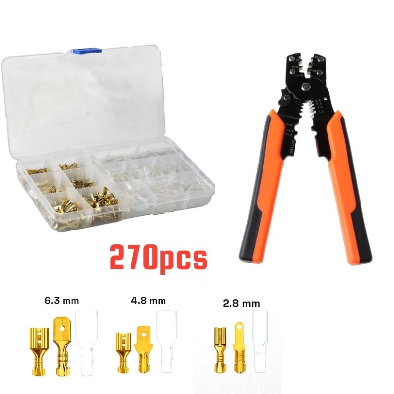 Jual Set 270/320pcs Tang Crimp Dan Skun Terminal Kabel Connector ...