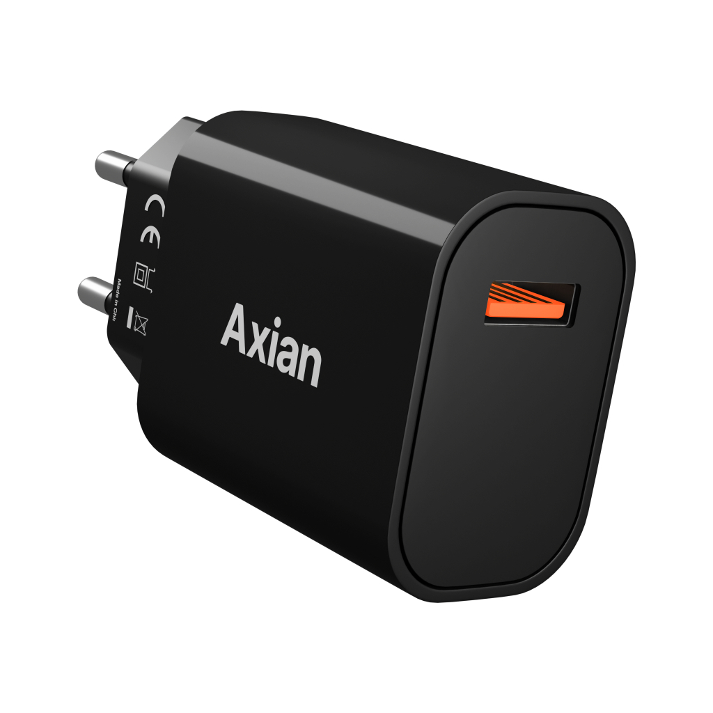 Jual Adaptor 18W USB A for iPhone Adapter Axian Wall Charger Android QC ...