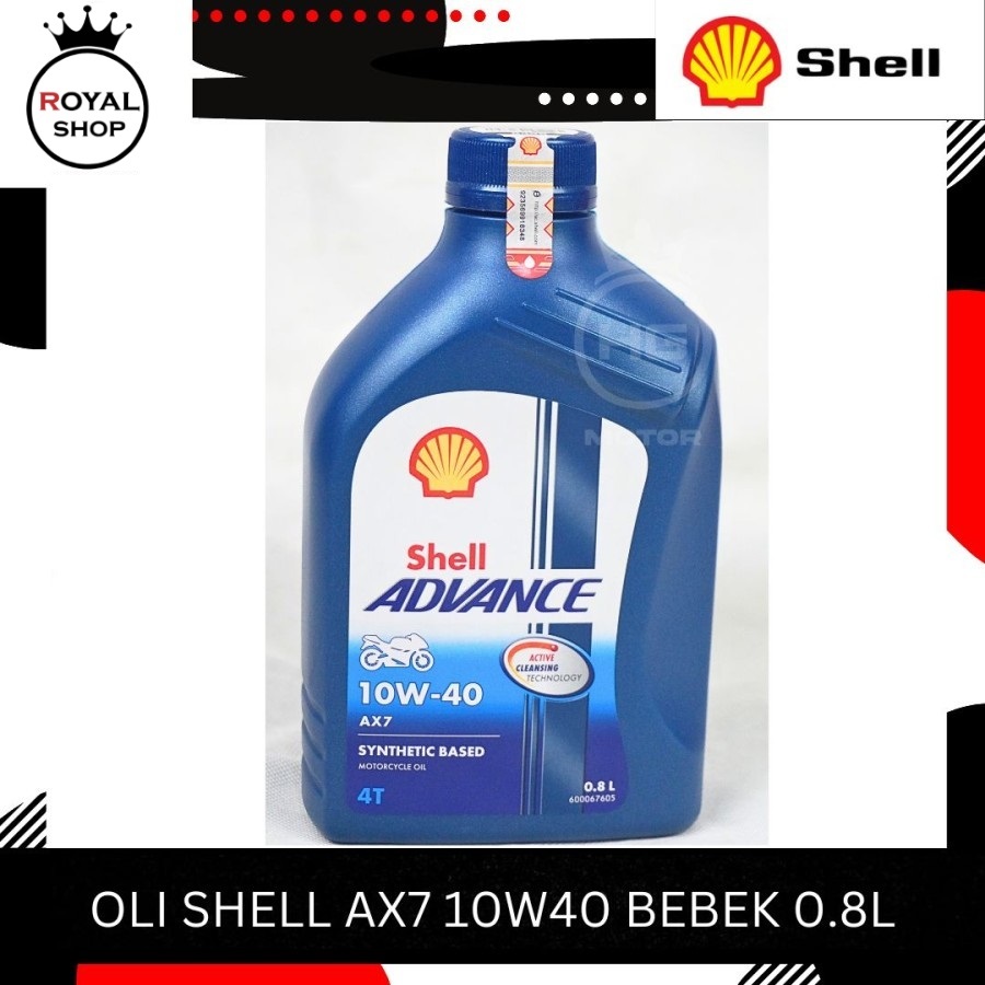 Jual Oli Mesin/Oli Motor Bebek Shell Advance AX7 10W-40 (0,8L) | Shopee ...