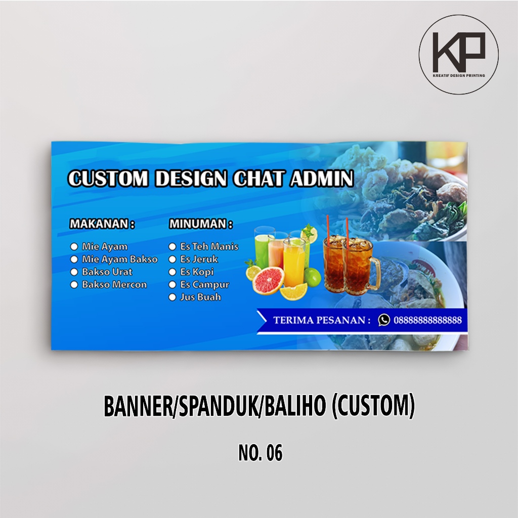 Jual Cetak Banner | Spanduk | Baliho | Bakso | Mie Ayam | Custom Design ...