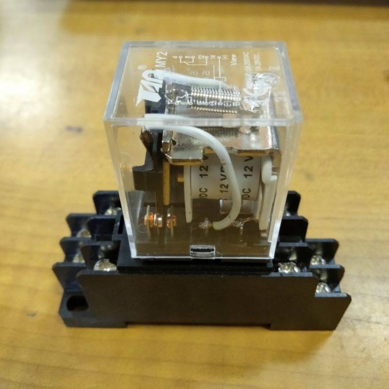 Jual RELAY SOCKET 8PIN 8 KAKI KOTAK 12V 12 VOLT SATU SET | Shopee Indonesia