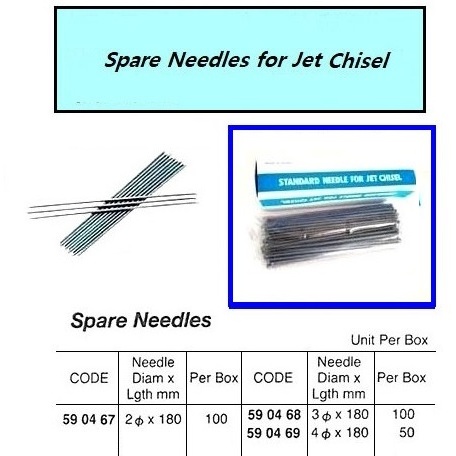 Jual refill spare part pneumatic jet chisel needle scaler,isi jarum dia ...