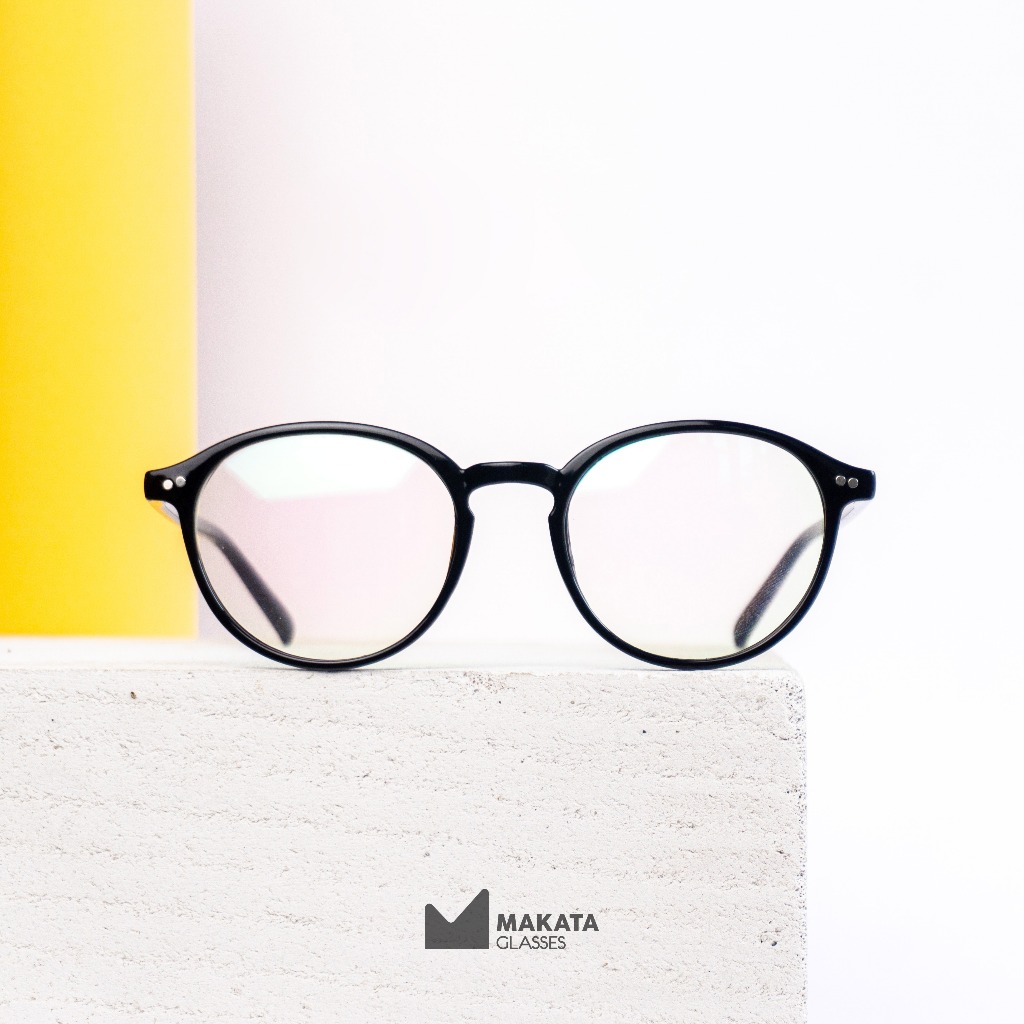 Jual MakataGlasses - Kacamata Frame Bulat Ringan - KUSUMA 01 | Shopee ...