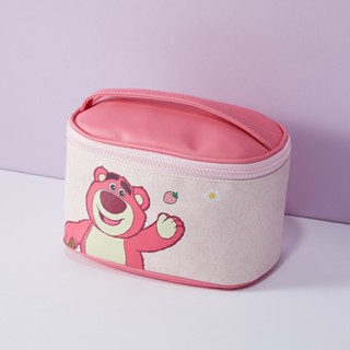 Jual MINISO x Lotso Pouch Make Up Aesthetic Besar Pouch Kosmetik Korean ...