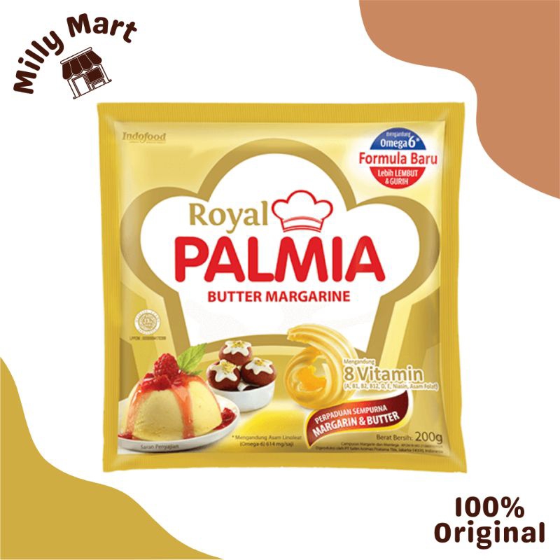 Jual ROYAL PALMIA butter margarine sachet 200gr ORIGINAL | Shopee Indonesia