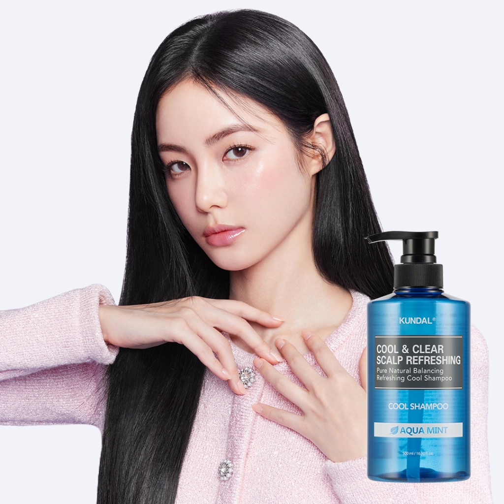 Jual KUNDAL Cool and Clear Scalp Refreshing Shampoo Aqua Mint (Made in ...