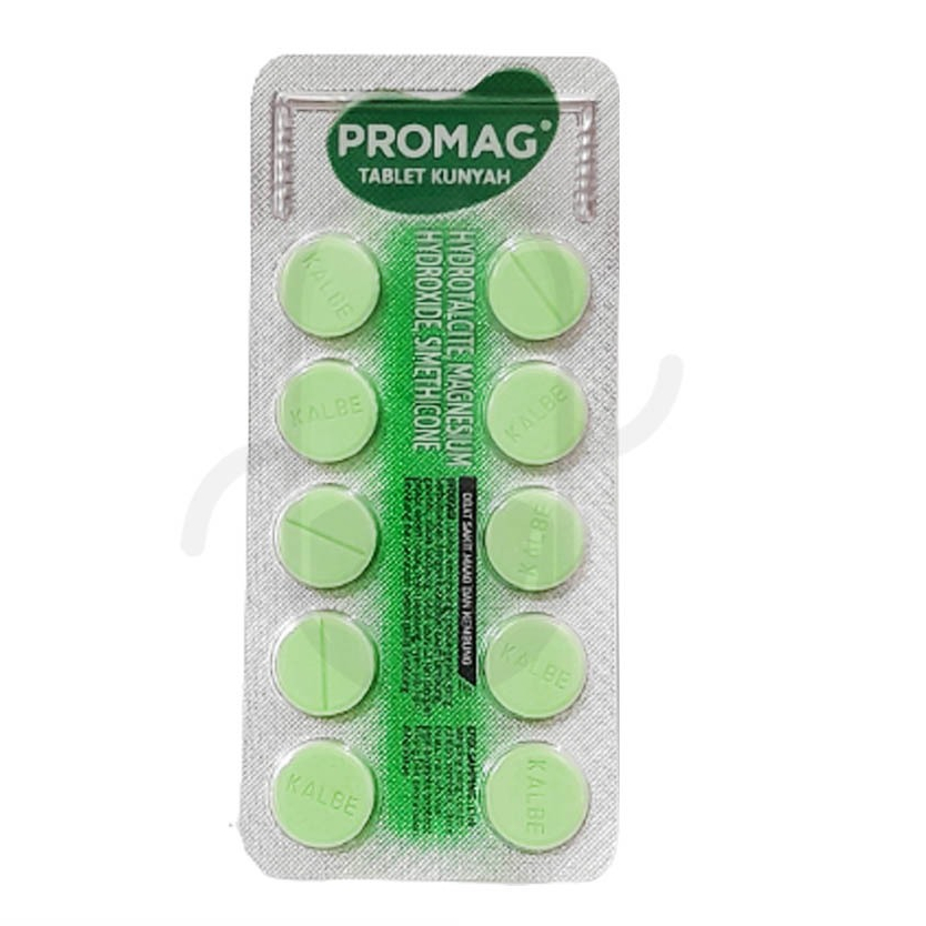Jual Promag Obat Maag dan Kembung (1 Strip Isi 10 Tablet) | Shopee ...