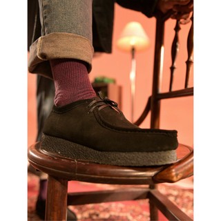 Jual Walko - Sepatu Pria Kasual Kluska Full Black Genuine Leather Suede ...