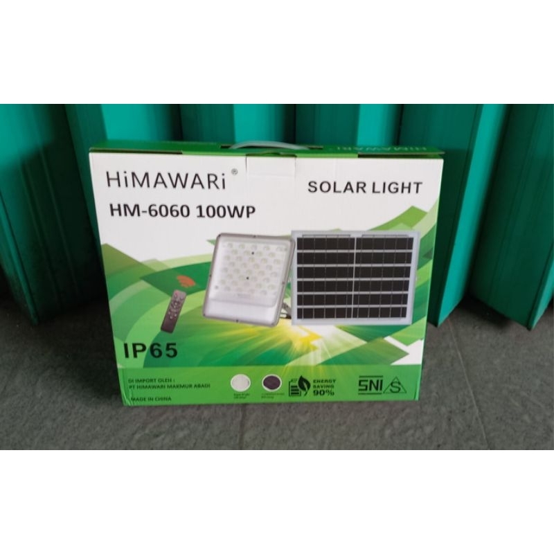 Jual Lampu sorot / lampu Jalan Tenaga Surya HM-6060 50W 100W 150W 200W IP65 Himawari | Shopee ...