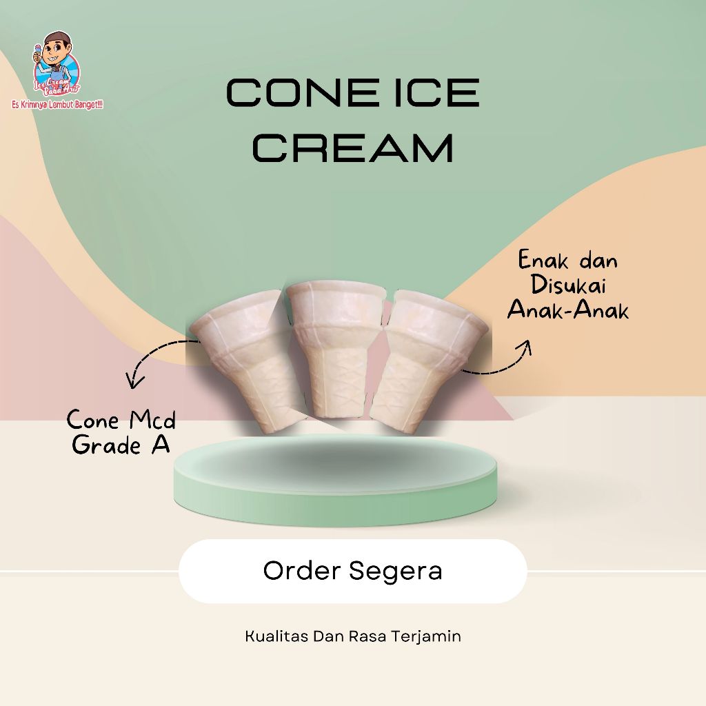 Jual CUP/CONE/KERUPUK - ESKRIM/ES KRIM/ICE CREAM MCD MCDONALD ISI ...