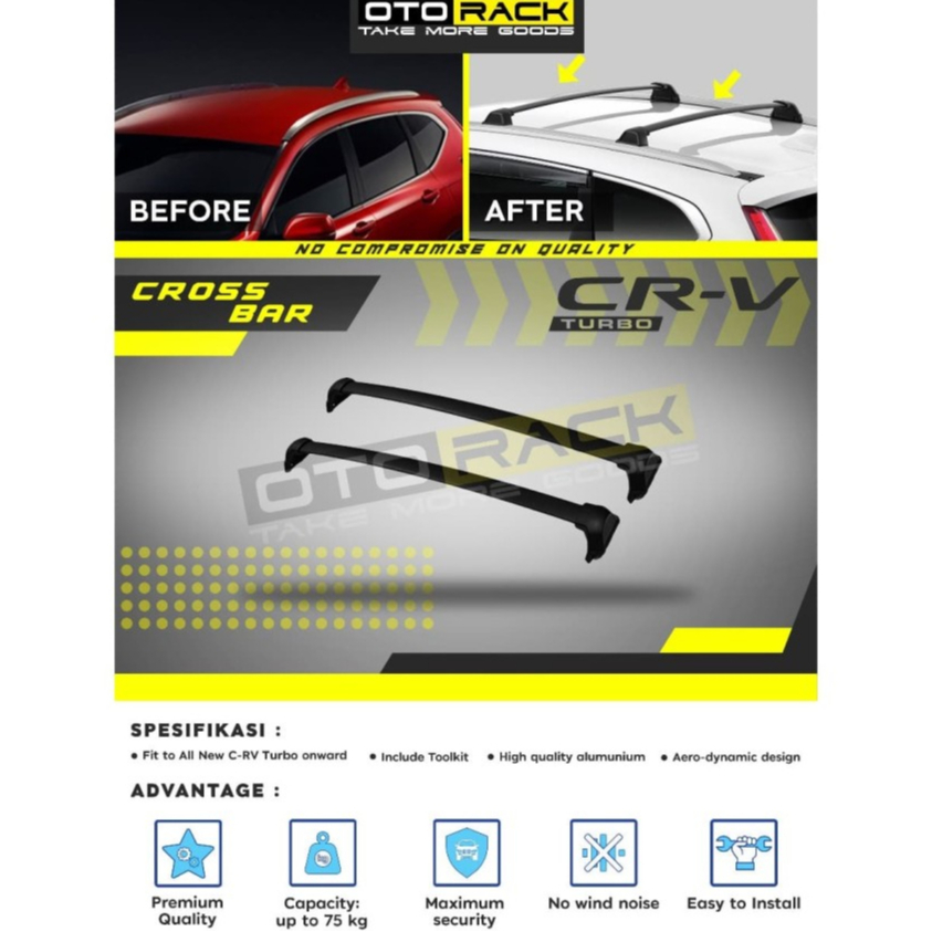Jual Otoproject - Crossbar CRV Turbo Modulo Design | Shopee Indonesia