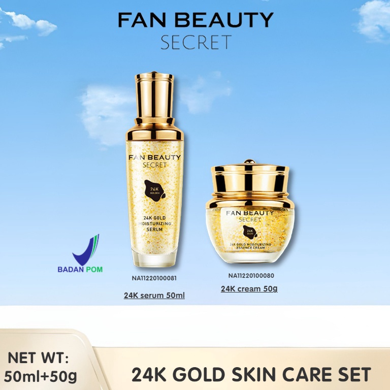 Jual FAN BEAUTY SECRET 24K Gold Skin Care Set | Shopee Indonesia