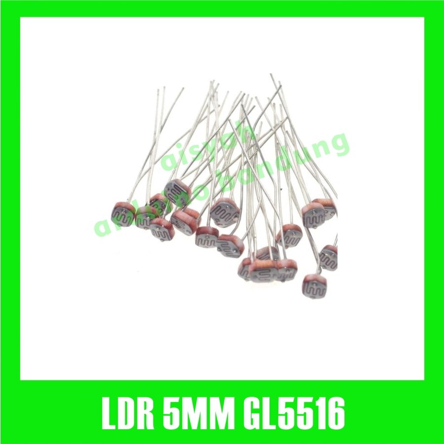 Jual Ldr Gl5516 5mm Photoresistor Photo Resistor Gl 5516 | Shopee Indonesia