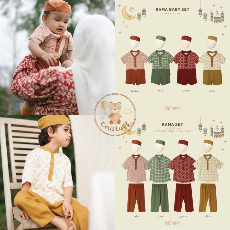 Jual Rama Baby Set/Rama set Bohopanna/Raya Collection Bohopanna ...