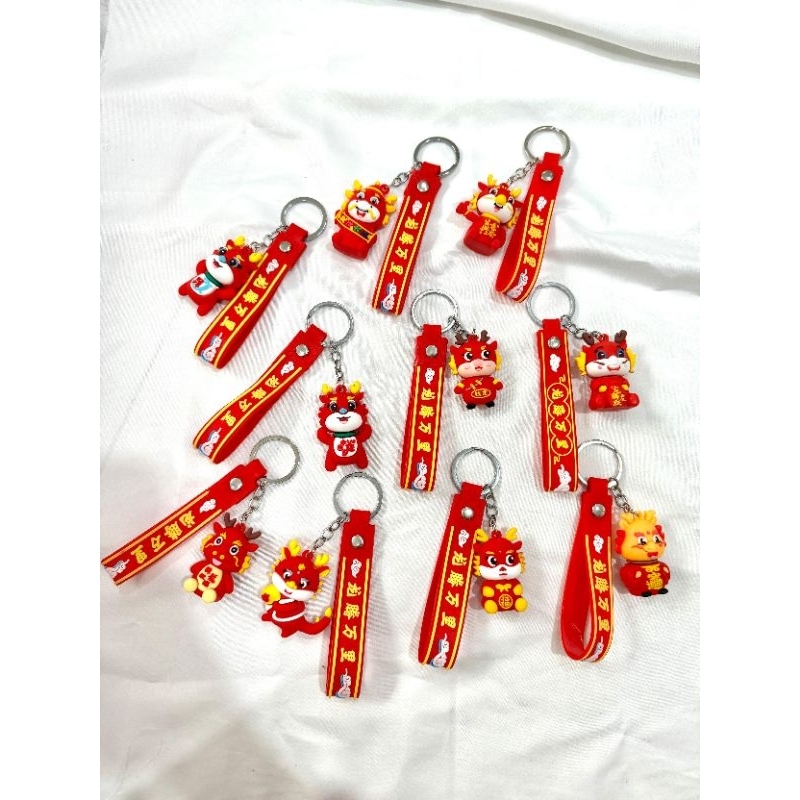 Jual Gantungan Kunci edisi imlek Tahun Naga Keychain imlek Naga ...