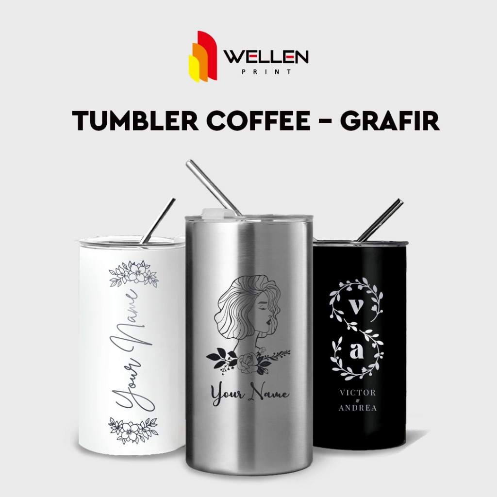 Jual WELLEN PRINT – Cetak Tumbler Coffee Straw Grafir Custom / Botol ...