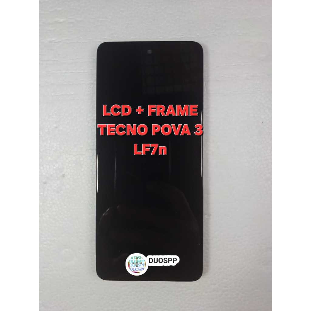 Jual Lcd Touchscreen Frame Tecno Pova 3 Lcd Ts Fullset Frame Lf7n