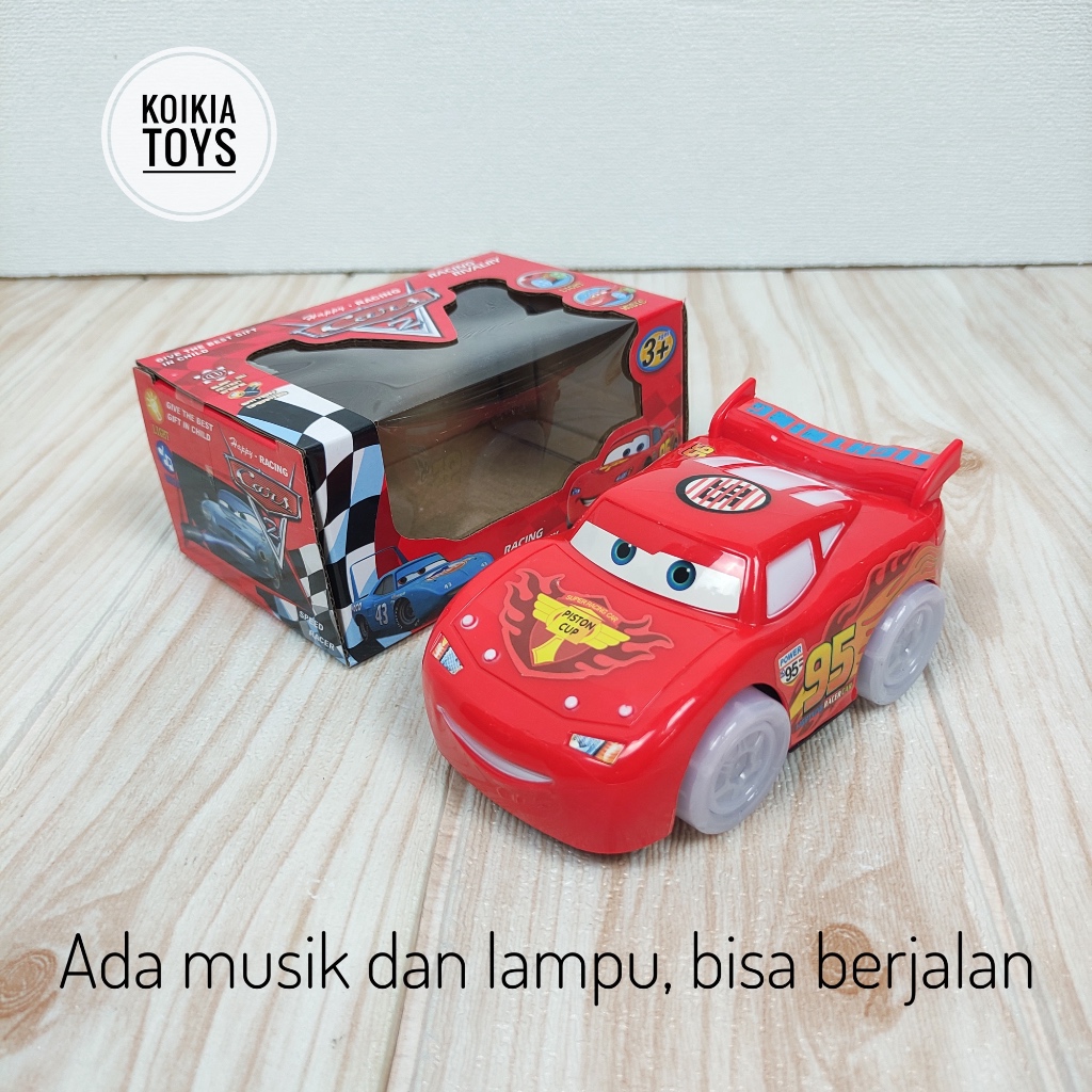 Jual Mainan mobil Cars menggunakan baterai dengan musik dan lampu ...