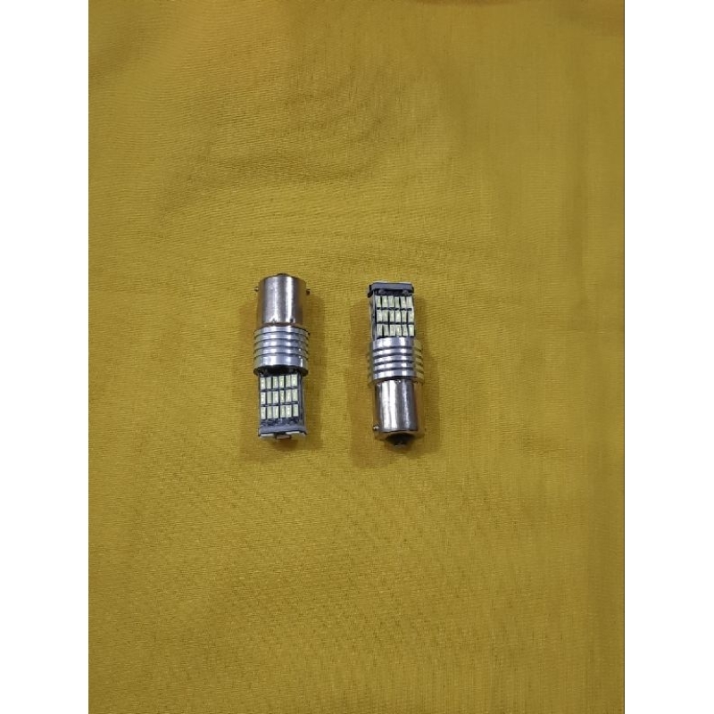 Jual Led S25 Putar Ulir Putih P21W Single Led Atret Mundur Sein Titik ...