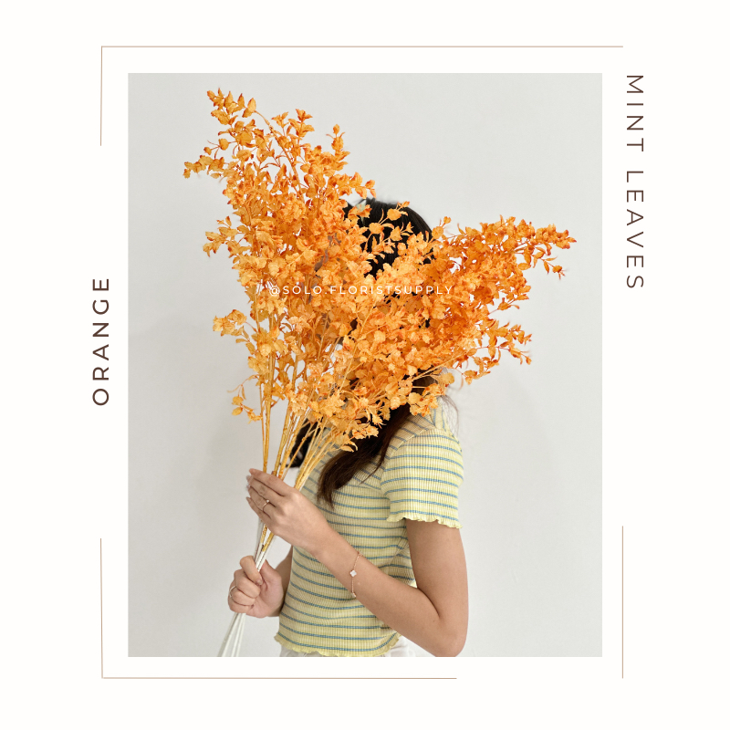 Jual MINT LEAVES HANGING GRASS DAUN JUNTAI Daun Misty X5 Artifisial ...