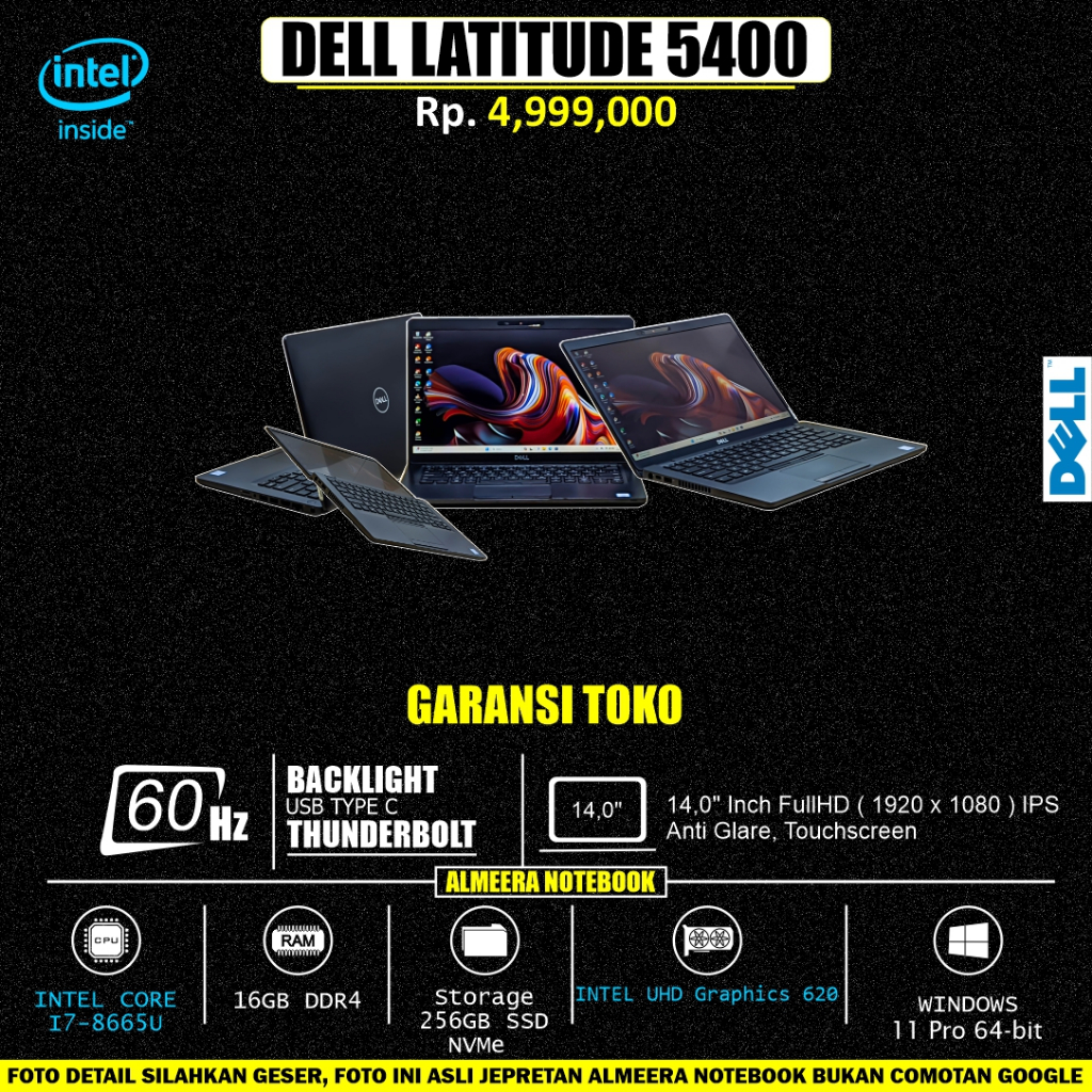 Jual DELL Latitude 5400 | Shopee Indonesia