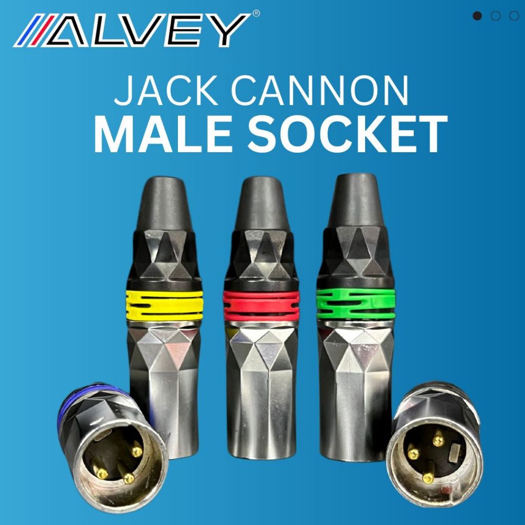 Jual ALVEY Jack Cannon XLR 3 Pin - MALE | Shopee Indonesia