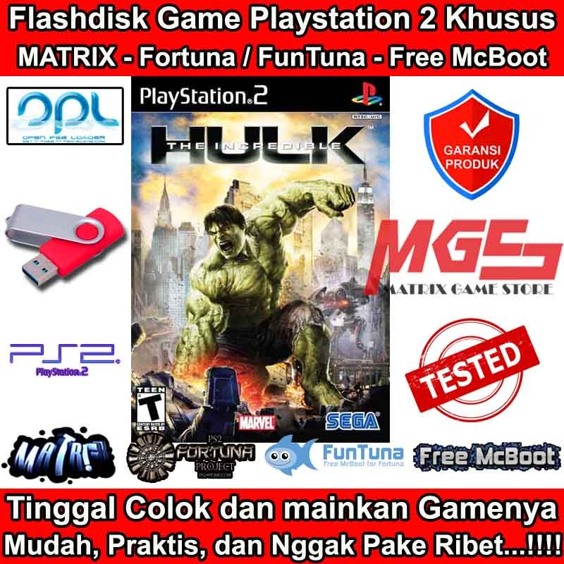 Jual Flashdisk Game PS2 PS 2 The Incredible Hulk | Shopee Indonesia