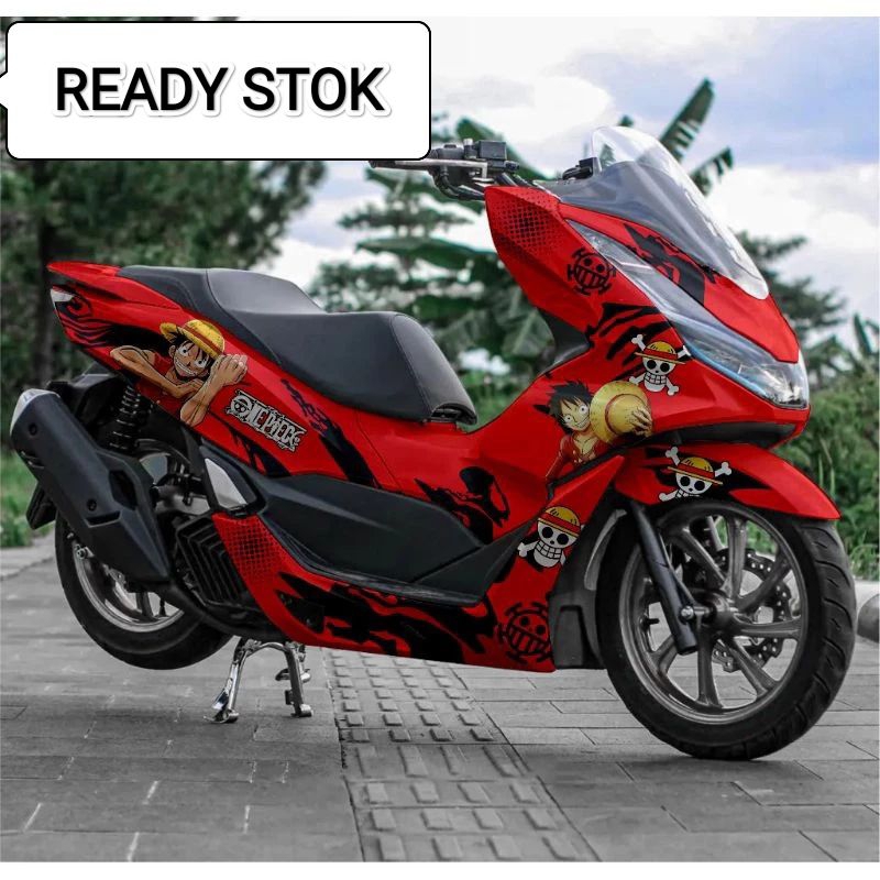 Jual decal pcx full body striping pcx 160 / 150 full motif one piece ...