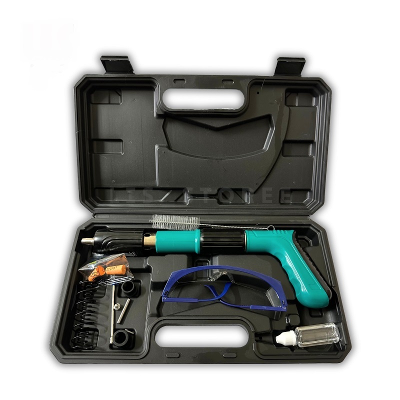 Jual NEW Mini Stampset Mesin Stamp Alat Tembak Paku 7.3mm Beton besi ...