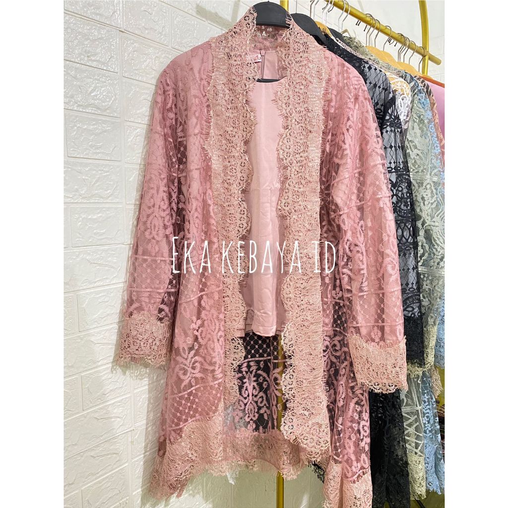 Jual (Eka Kebaya Id)Nara Outer plus Manset - Cardigan Brukat Premium - Outer Brukat Ethnik ...